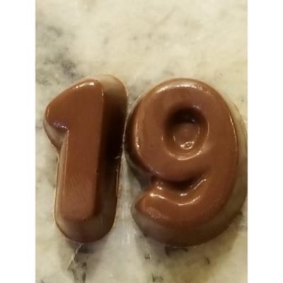 Chocolate numbers for birthday - Virginia's Finest Chocolates